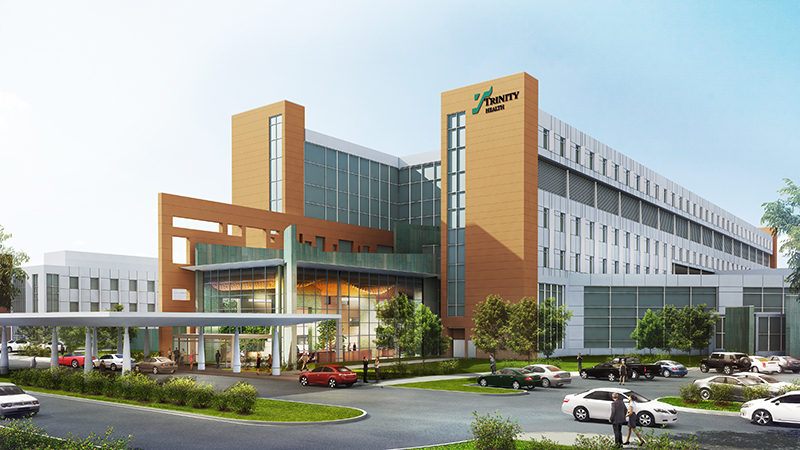 Trinity Health Regional Medical Center | Residential Architect | TEG ...