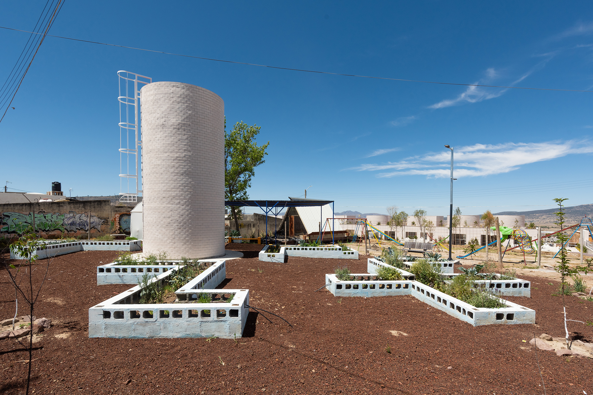 Welcome and Education Center, Apan Housing Laboratory, by MOS ...