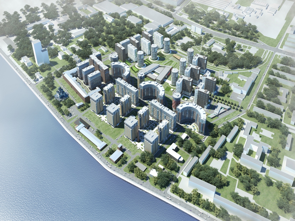 Competitive project of the quarter building. (in cooperation with OOO ...