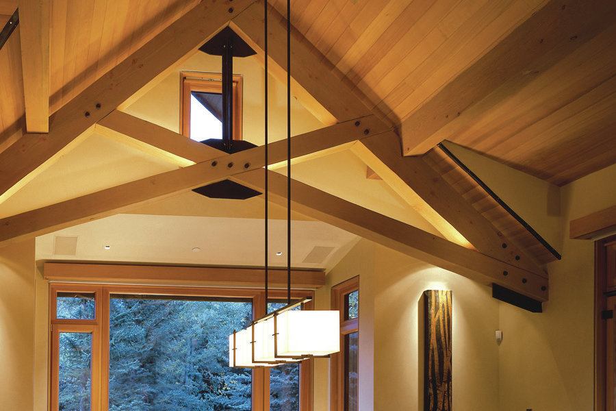 Exposed beams, rustic yet refined | Builder Magazine