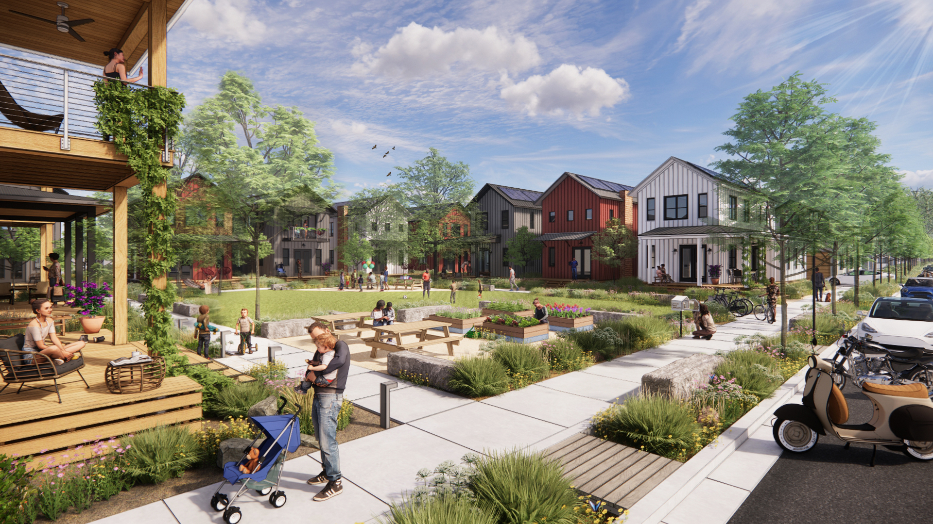 All-Electric Master Plan Hopes to Redefine Community Living | Builder ...