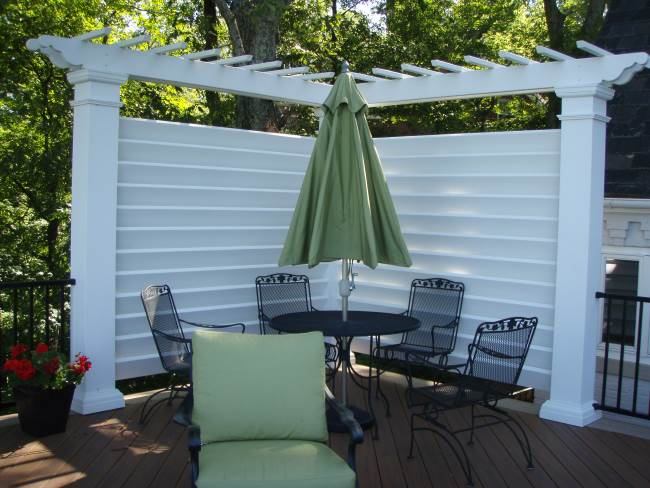 Privacy from Arbors Direct Structural Fiberglass Privacy Screens ...