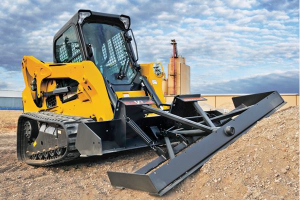 Grouser's V3 FlexPlane landscaping attachment| Concrete Construction ...