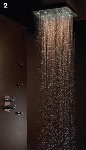 Dream Light Rain Canopy showers by Jaclo | Architect Magazine