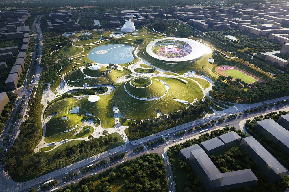 MAD Architects Breaks Ground on a China Sports Center | Architect Magazine MAD Architects Breaks Ground on a China Sports Center | Architect Magazine