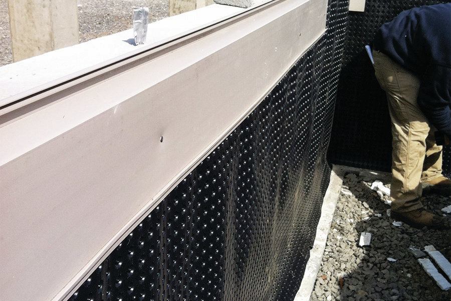 Exterior Foundation Insulation Protection