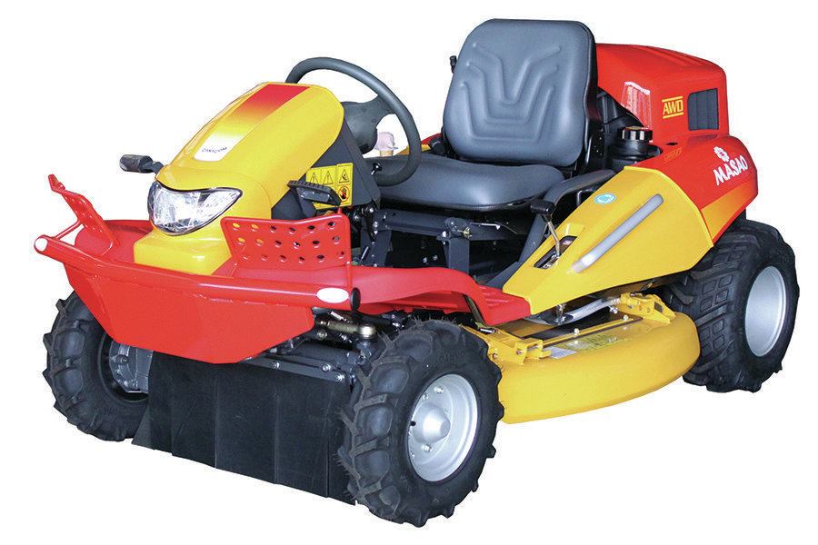 Reconfigurable ride-on mower| Concrete Construction Magazine