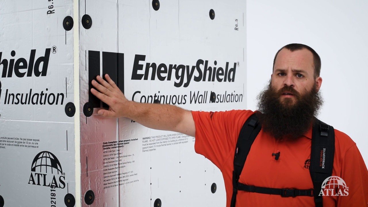 Continuous Exterior EnergyShield Polyiso Insulation by Atlas | JLC Online