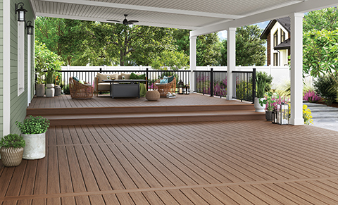 Wide-Span Composite Enhanced PVC Decking | JLC Online