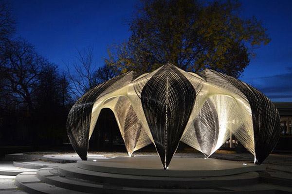 Robots Fabricate a Lobster-Inspired Pavilion | Architect Magazine