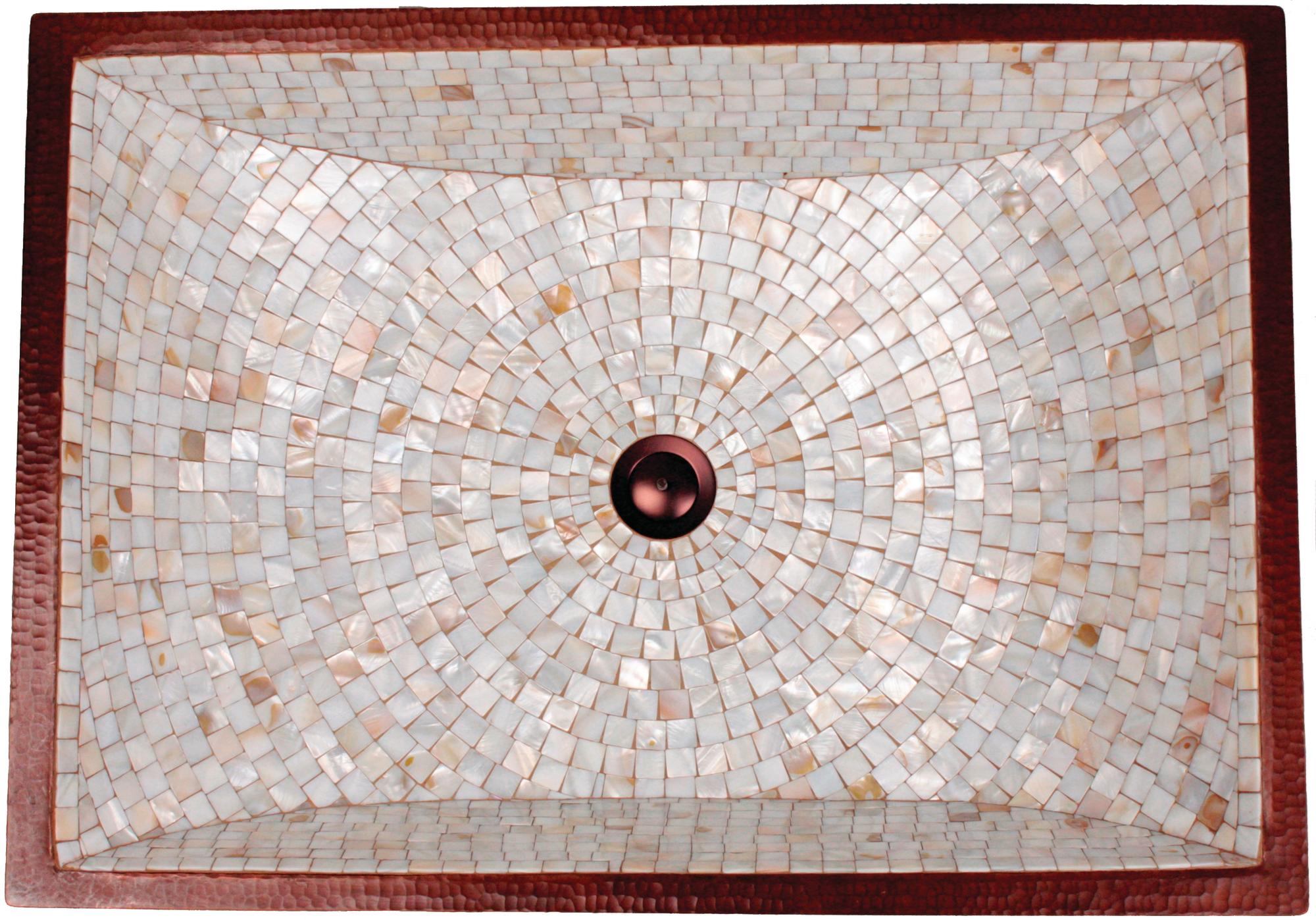 Linkasink's Rectangular Crescent Mosaic Sink | Builder Magazine